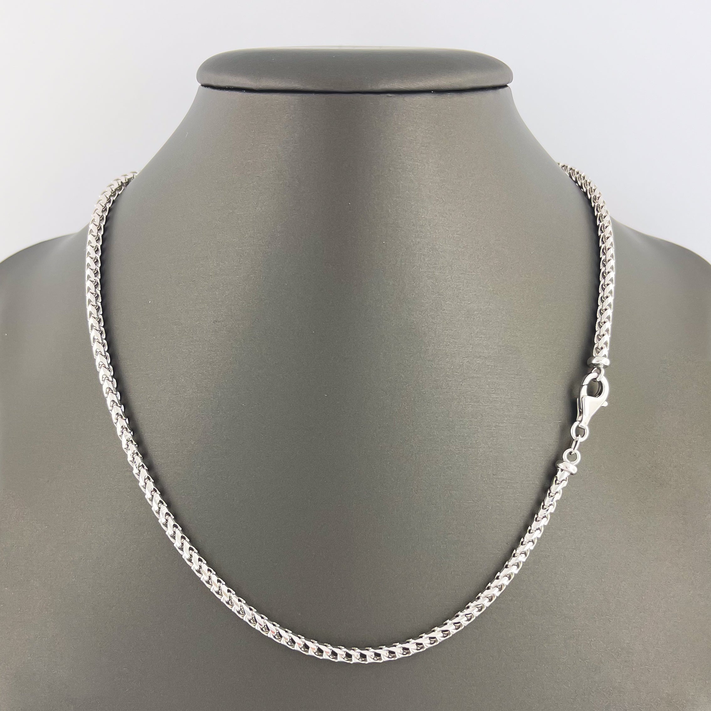 3mm Diamond Cut Franco Chain 14k Solid Gold | Mour & Co.