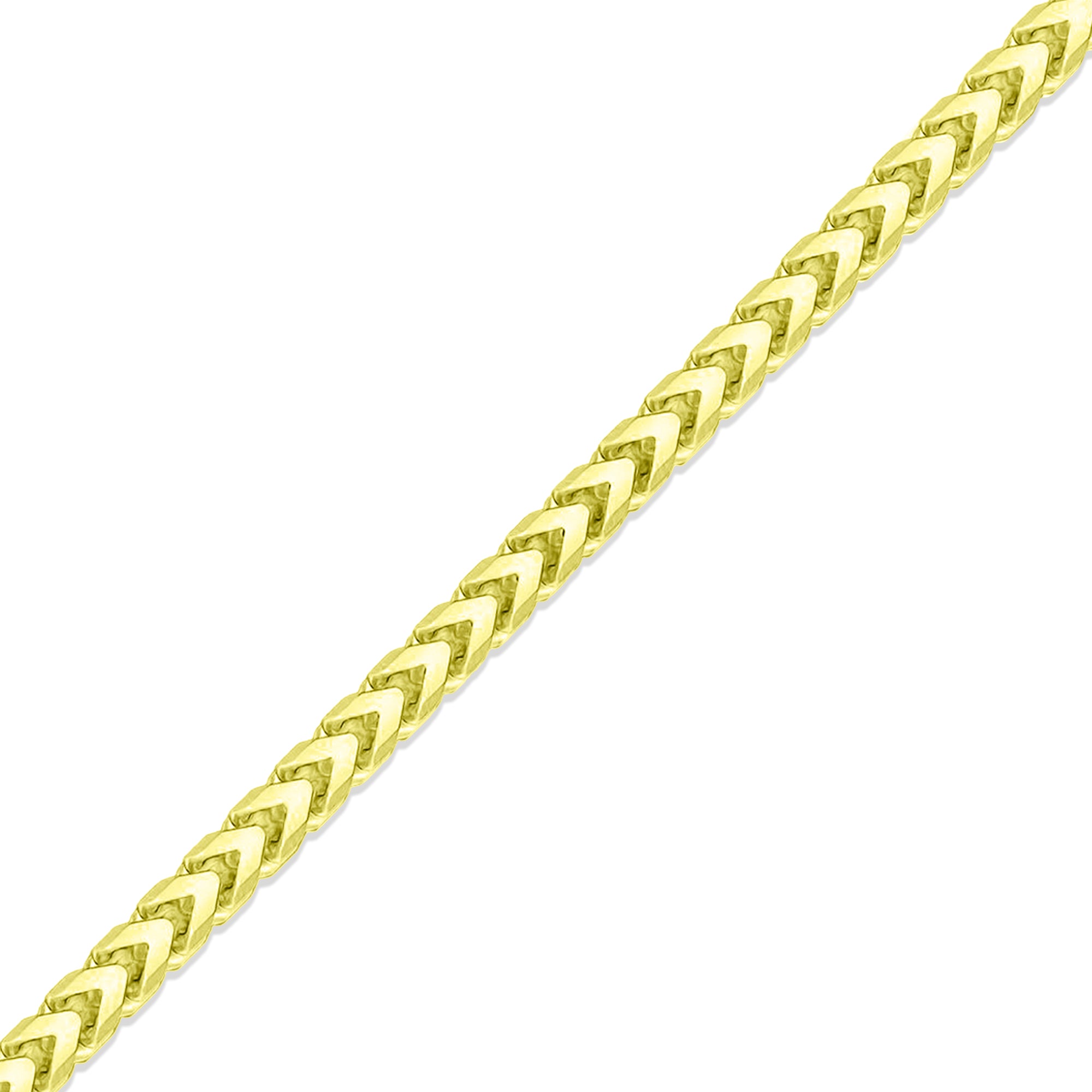 1.5mm Plain Franco Chain 14k Solid Gold | Mour & Co.